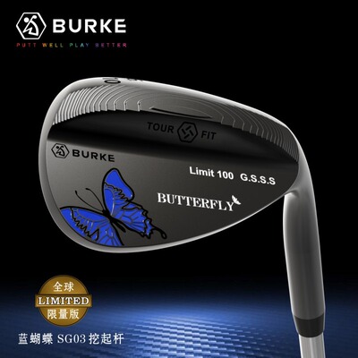 BURKE高尔夫挖起杆男女golf劈起杆软铁沙杆沙坑GSSS角度杆 蝴蝶款