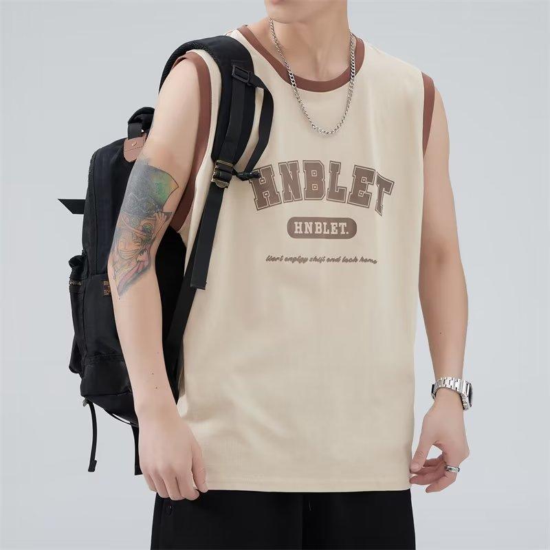 背心男篮球训练运动健身速干吸汗夏季冰丝无袖上衣跑步服t恤装备