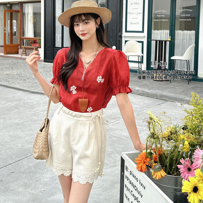 现货特价DI-SUI女装2025夏季新21573时尚气质显瘦上衣百搭不撞款