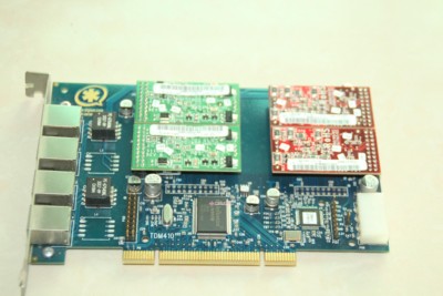 TDM410P 4路模拟卡Asterisk语音卡2FXO+2FXS