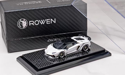 [李先生]YM1:64 兰博基尼Aventador S 大牛Rowen授权限量树脂车模