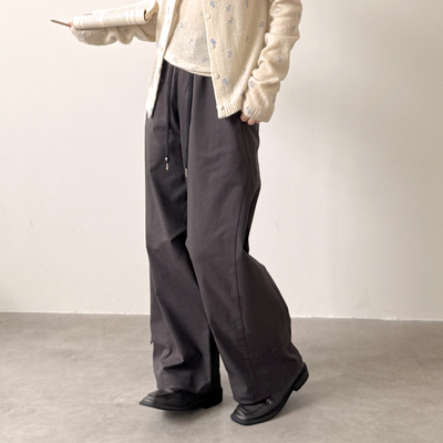 CRISP日系慵懒松弛感直筒裤