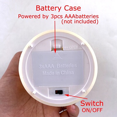 Flameless LED Candle Warm glowing decorative electric candl