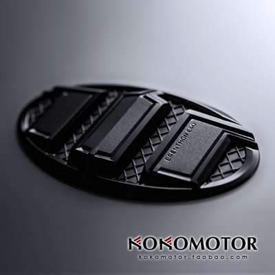 第三代BRENTHON车标亚光黑车标