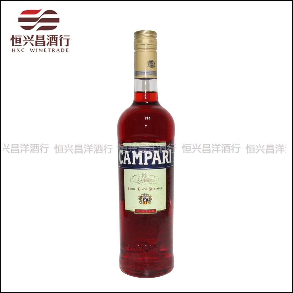 金巴利CAMPARI 苦味利口酒意大利原装进口 750ml 25度 正品洋酒