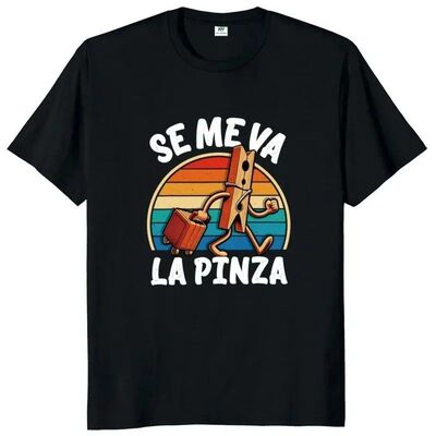 Se Me Va La Pinza T-Shirt我很高兴见到你趣味英文字母T恤男女