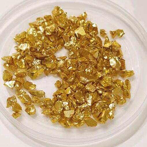 电镀玻璃碎石美甲碎片手工diy配件七彩碎石晶瓷画金沙银沙450克