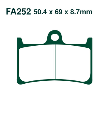 适用FZS1000 YZF1000 YZFR1 BT1100 FJR1300摩托车刹车皮垫片配件