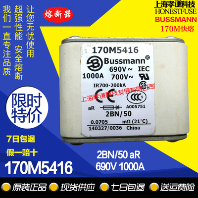 熔断器保险丝BUSSMANN170M5416