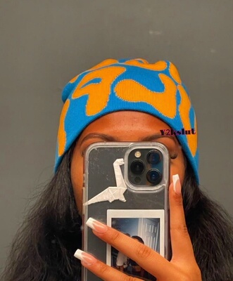 Knitting Cap Men Women Paragraph Quality Beanie Cap Y2k Warm