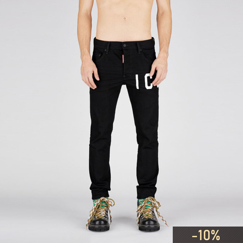 Dsquared2 D2次方男士时尚简约修身长裤牛仔裤 S79LA0055 S30564_虎窝淘