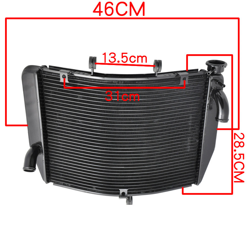 全新 ZX6R ZX-6R ZX-R6 ZX636R 07-08年水箱总成散热器水冷器包邮_虎窝淘