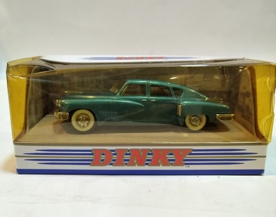 中古玩具:1/43 Dinky DY-11b 1948 tucker torpedo 墨绿色 包邮