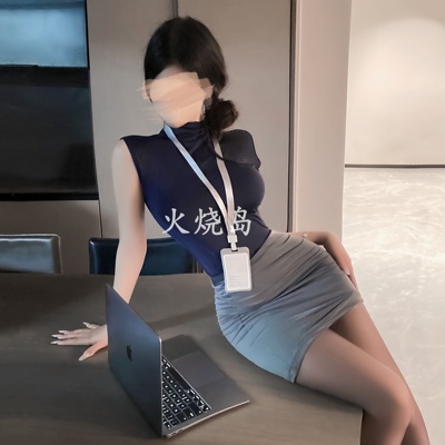 性感纯欲职业秘书御姐包臀裙
