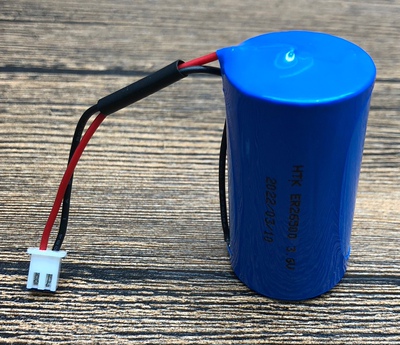 捷飞朗ER26500 锂亚3.6V水电油汽燃气表报警器探头主板电池带插头