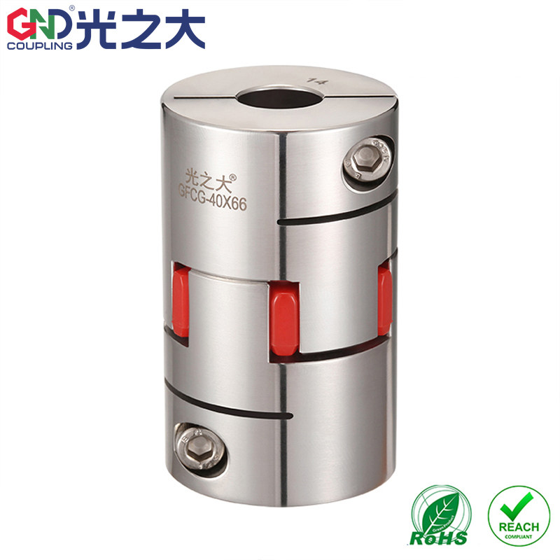 GND光之大传动GFCG不锈钢梅花联轴器伺服电机丝杆大扭矩弹性连接