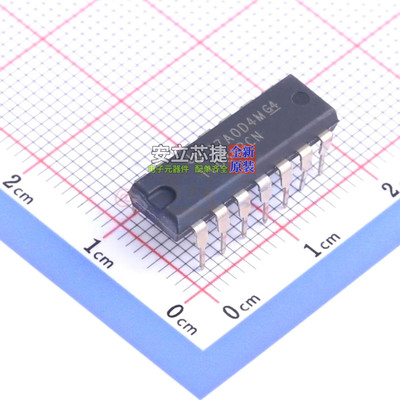 FET输入运放 TL084BCN PDIP-14 TI/德州 电子元器件配单全新原装