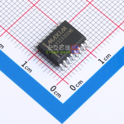 RS232芯片 MAX3232EEWE+T SOIC-16 MAXIM(美信) 电子元件全新原装
