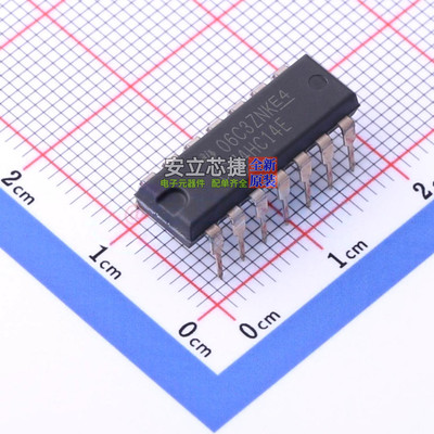 反相器 CD74HC14E PDIP-14 TI/德州 电子元器件配单全新原装