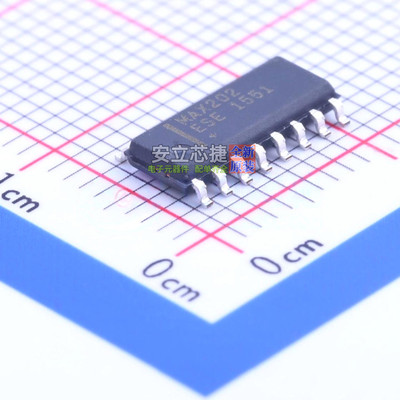 RS232芯片 MAX202ESE+T SO-16 MAXIM(美信) 电子元件配单全新原装