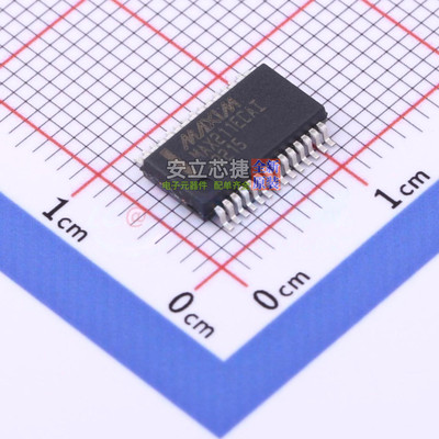 RS232芯片 MAX211ECAI+ SSOP-28 MAXIM(美信) 电子元器件全新原装