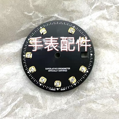 手表配件8200 2824 2836 2846机芯表盘 表盘单历28mm 日志表盘