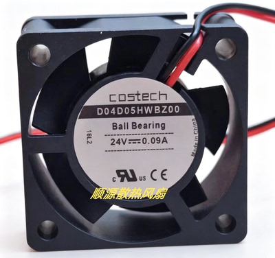 costech D04D05HWBZ00 24V 0.09A 4cm 变频器 驱动器 散热风扇