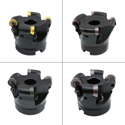 加硬R8数控圆鼻铣刀盘 RCMT1606刀片 BRC8R 63 80 100 125 160