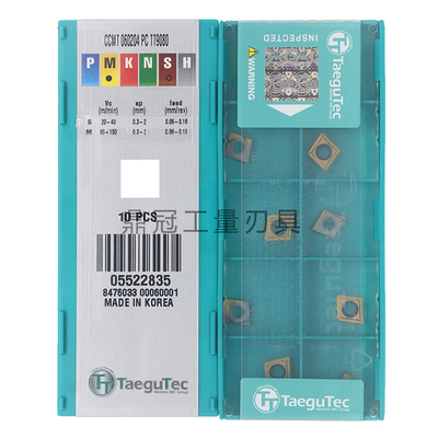 正品韩国特固克数控刀片CCMT