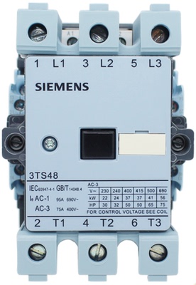原装西门子接触器3TS48 IEC 60947-4-1 AC-1 95A AC-3 75A全新
