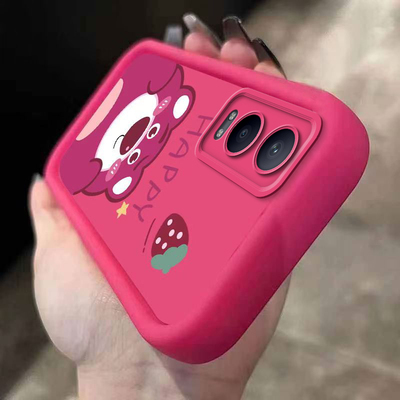 适用OPPOK12PLUS手机壳K12PULS硅胶opook全包防摔PKS110保护套5G新款草莓熊外壳opopk男opk女opp0pp0ppok可爱