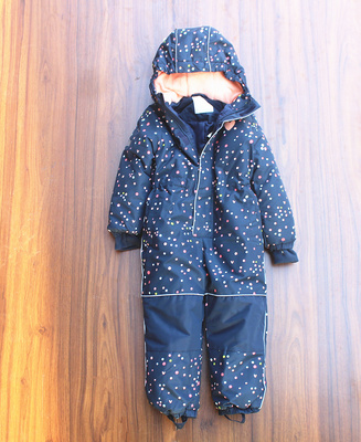 儿童连体滑雪服防风防水加棉轻便