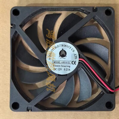 A801012L DC12V0.23A 全新 8010 散热风扇