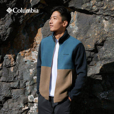 Columbia哥伦比亚户外25秋冬新品男子运动旅行保暖抓绒衣XM8719