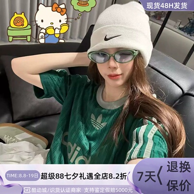 Adidas阿迪达斯三叶草男透气短袖
