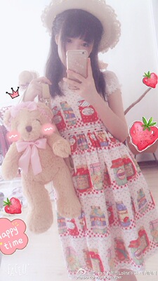特价现货  Lulu's Garden Honey Fruit Jams 甜蜜的果酱罐Lolita