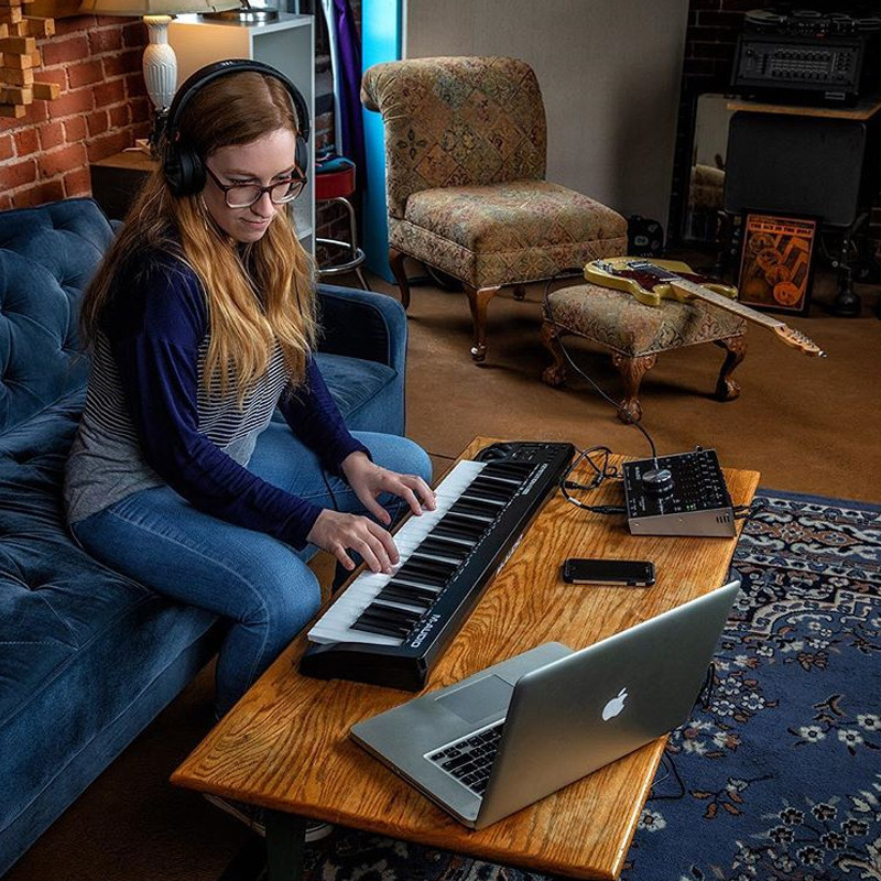 M-AUDIO Keystation 49 61 88键半配重MIDI键盘专业编曲MIDI键盘_虎窝淘