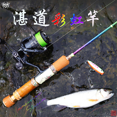 湛道彩虹竿ULLK马口精细军鱼