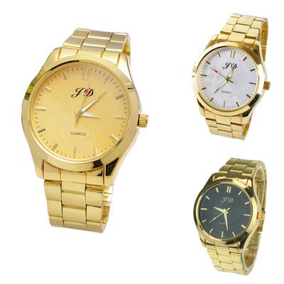FeitongMen's Luxury Watch Gold Analog Quartz Watches男手表