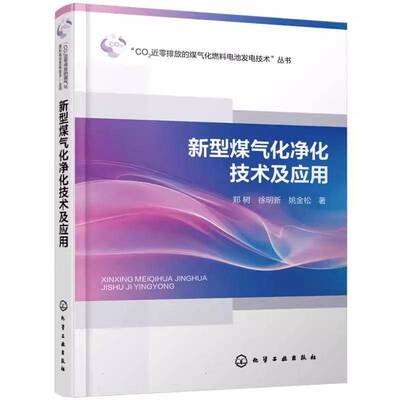 新型煤气化净化技术及应用 郑树 徐明新 姚金松 CO2近零排放的煤气化燃料电池发电技术 煤气化技术处理工业应用书籍