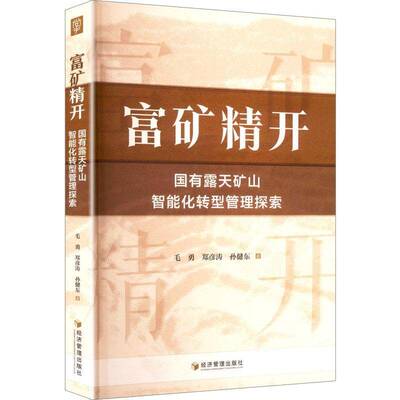 富矿精开:国有露天矿山智能化转型管理探索 毛勇   图书书籍经济管理出版社