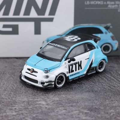 现货MINIGT1051盒装阿巴斯 Abarth 595 Abas IZTK 合金汽车模型