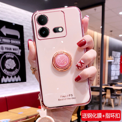 iqooneo8硅胶钟表指环手机壳