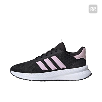 adidas X_PLR 舒适轻盈 跑步鞋 女款 黑粉色ID0485广东66仓