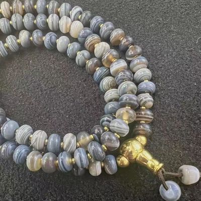 泰斯比哈念珠泰斯比哈回族用品天然玛瑙精品99粒/100粒
