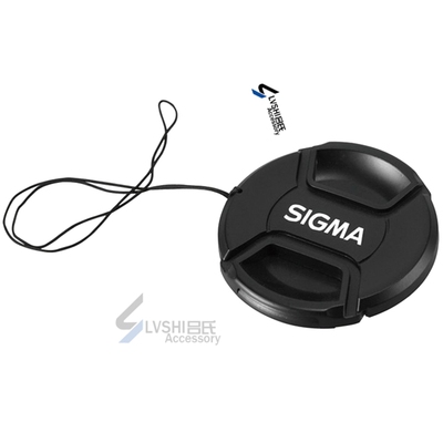 适马52/55/58/62/67/72/77/82 86mm镜头盖中捏带防丢绳相机镜头盖