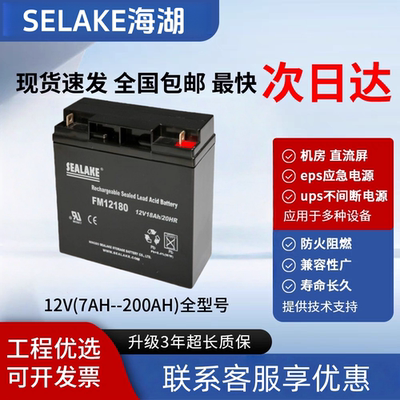 海湖蓄电池12V应急备用电源