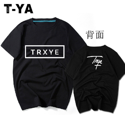 Troye Sivan同款短袖特洛耶希文戳爷WILD多款英文字母短袖T恤男女