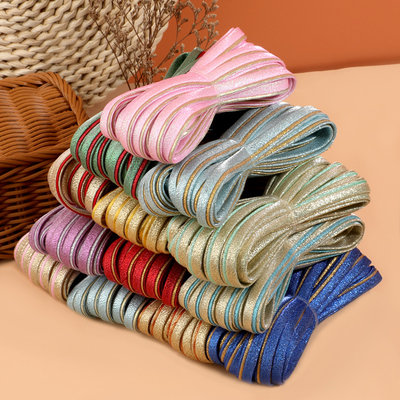 双色金葱包边条秀禾服包边