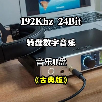 192khz24bit转盘数字音乐u盘古典版无损flac格式立体分轨家用解码